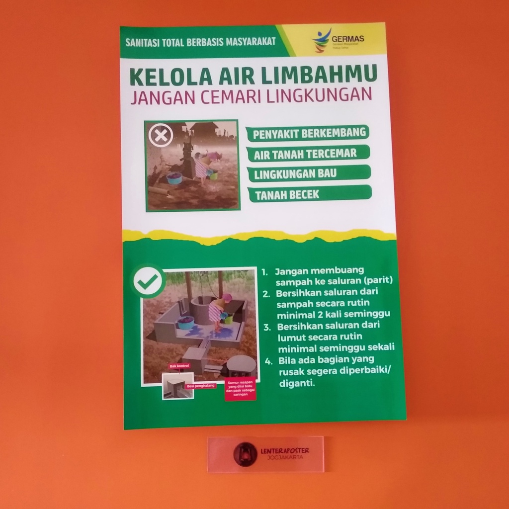 Community Movement (GERMAS) Poster - Your Waste Management, Don't Make ...