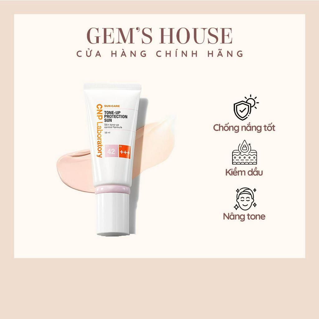 Cnp LABORATORY TONE-UP PROTECTION SUNSCREEN SPF 42 PA+++ 50ML | Shopee ...