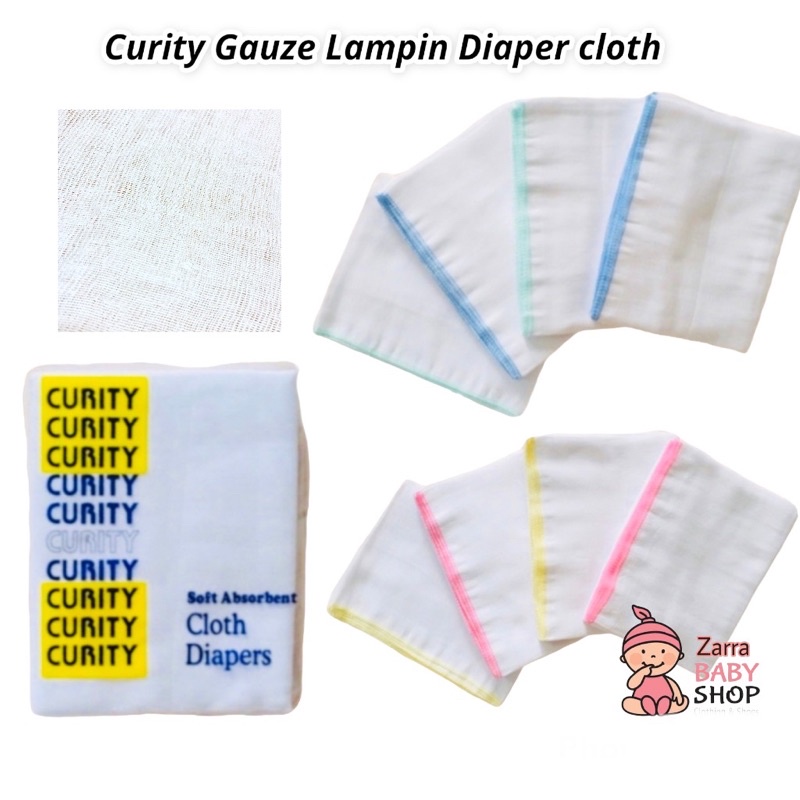 LOWEST PRICE‼️ Curity Gauze Lampin Diaper cloth | Soft Absorbent | High ...