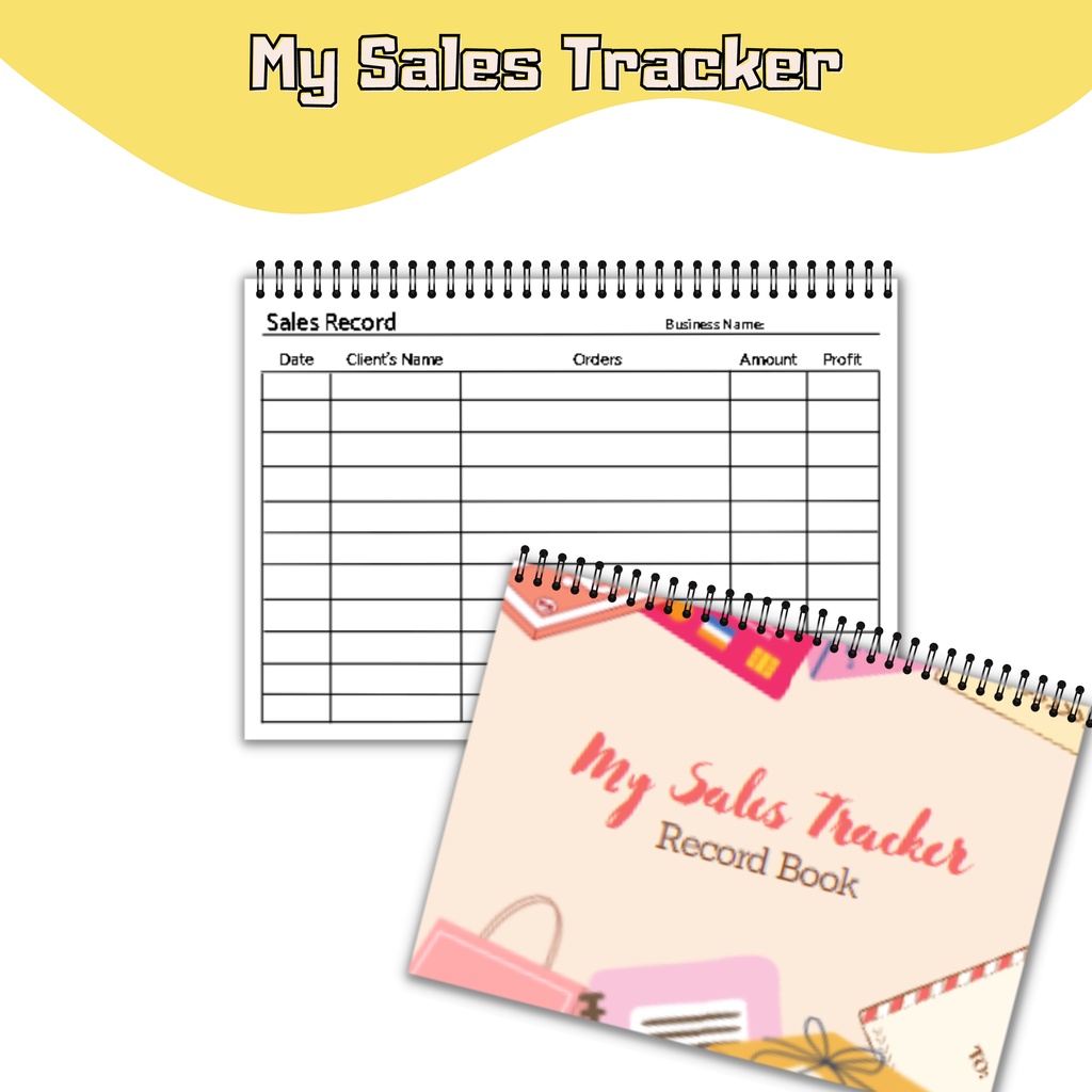 MY SALES TRACKER (NOW WITH INVENTORY TRACKER!) (RECORD BOOK) | Shopee Philippines