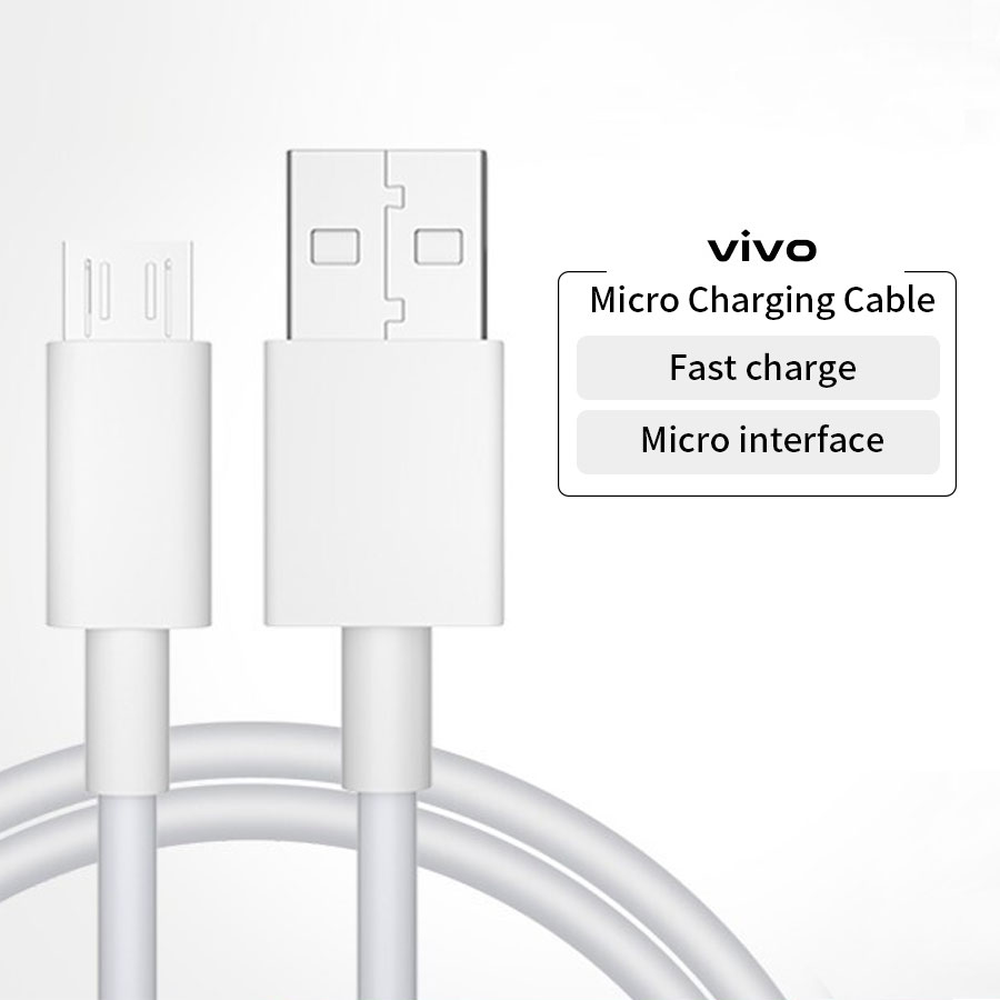 5V/9V/2A Fast Charging Micro USB Charger Cable for Vivo V11 V11i V15 ...