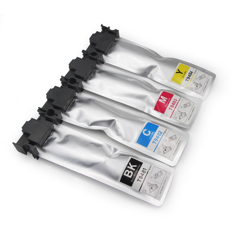 T9481XL T9481-T9484 Pigment Ink Bag With Chip Compatible For Epson ...