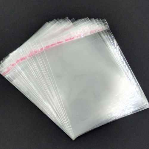 About 100pcs Self-adhesive Transparent Opp Plastic Bags Jewelry ...