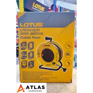 Lotus Cable Reel Extension cord 50m AWG16 LTEX50CR | Shopee Philippines
