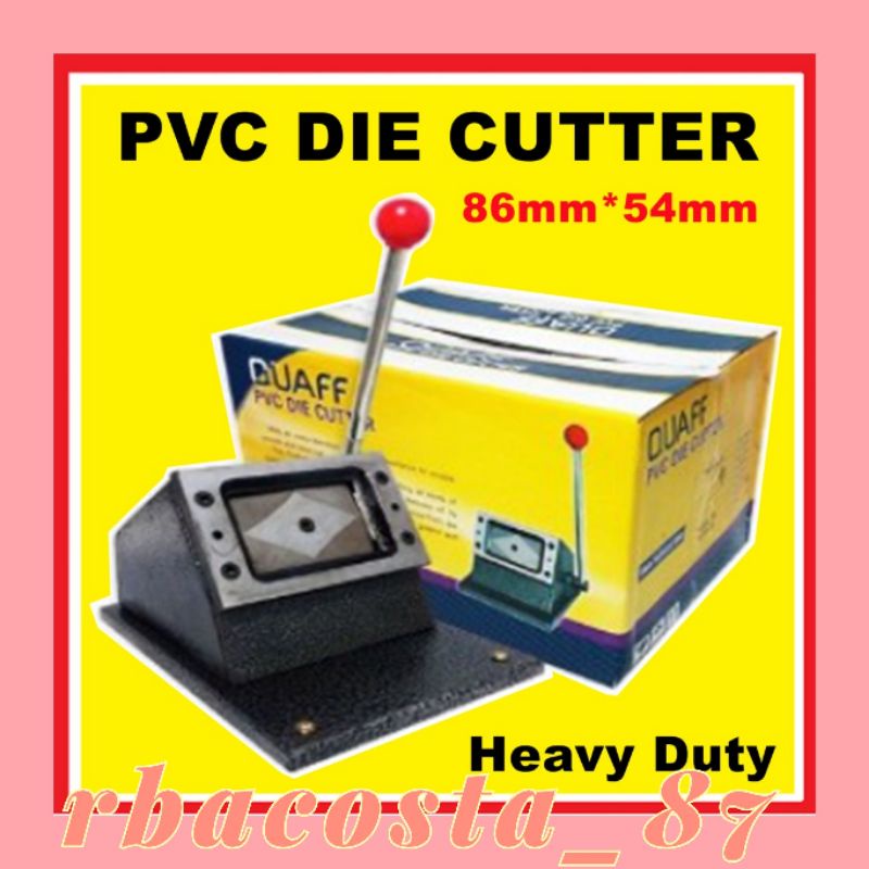 QUAFF PVC DIE CUTTER 86X54MM | Shopee Philippines