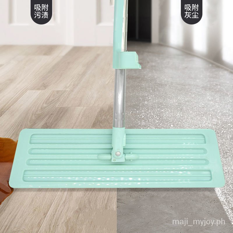 Unique 360 Rotation Flat Mop Floor Cleaning Microfiber Squeeze Mop ...