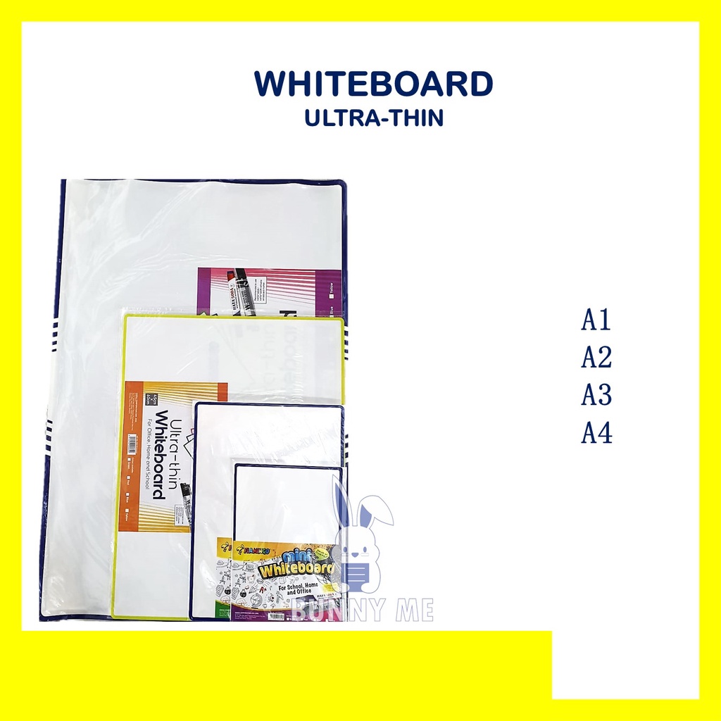 FLAMINGO ULTRA-THIN MINI WHITEBOARD A4/A3/A2/A1 | Shopee Philippines