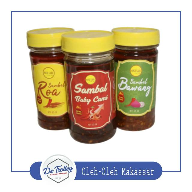 Sambel Package / Sambal 3 Types (Roa - Baby Squid - Onion) | Shopee ...