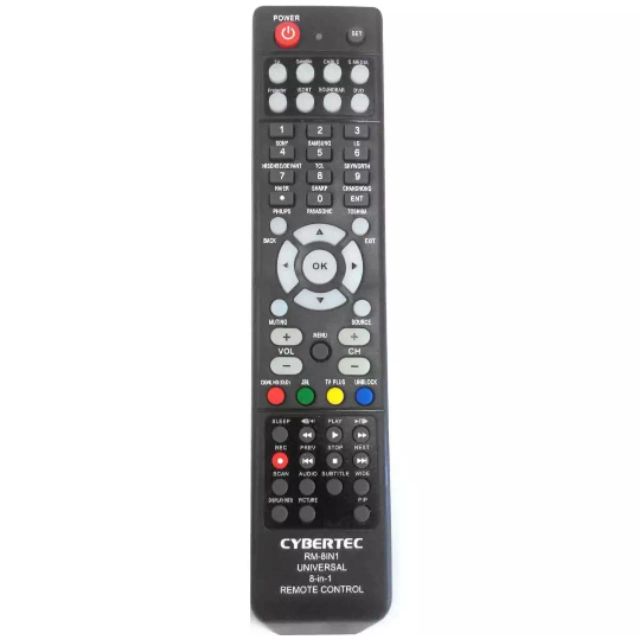 Cybertec Universal remote control model 8-in-1 GMA AFFORDABOX Remote ...