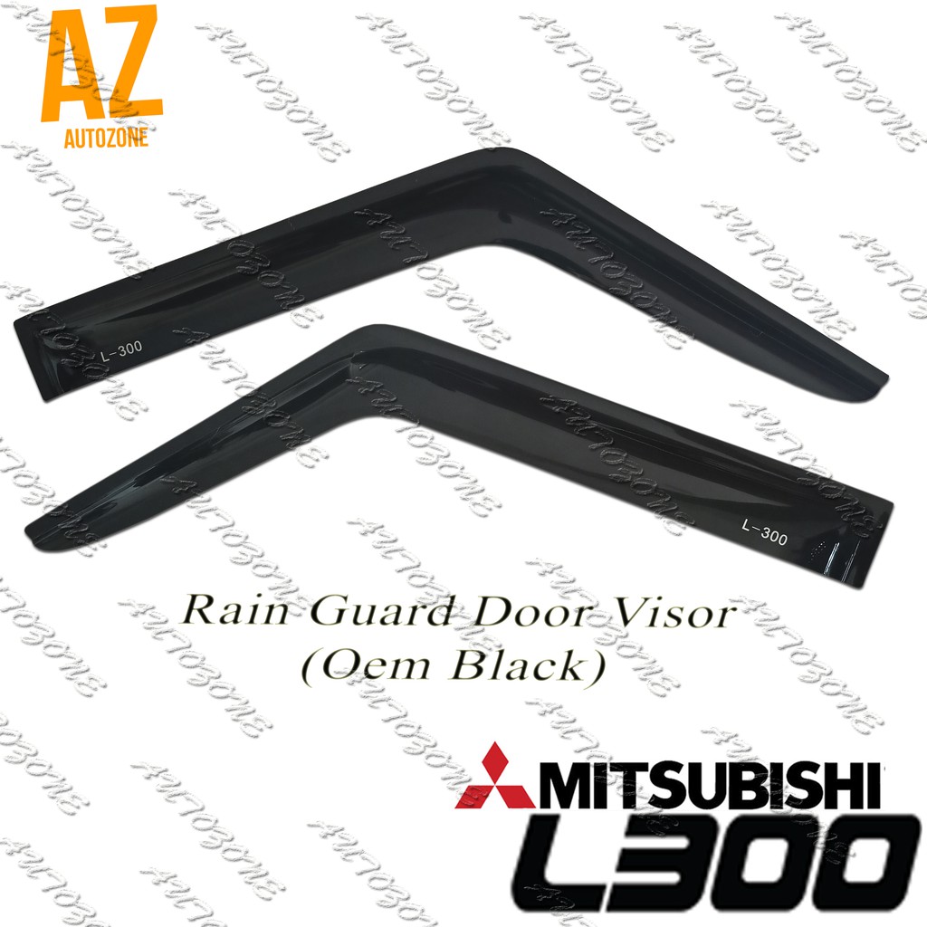 Mitsubishi L300 2 DOORS Rain Guard Window Door Visor (OEM Black ...