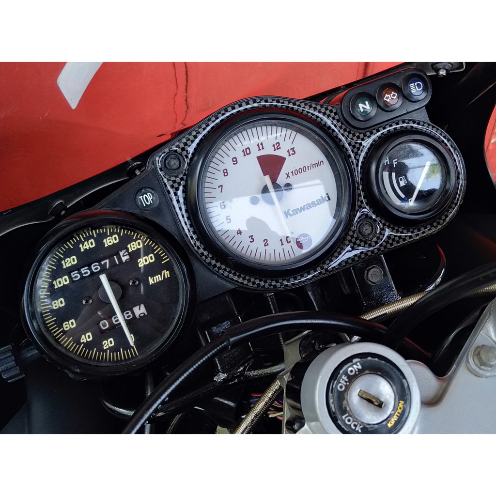Cover Speedometer Ninja Rr Old New Zx Model Rr Old Carbon Sticker ...