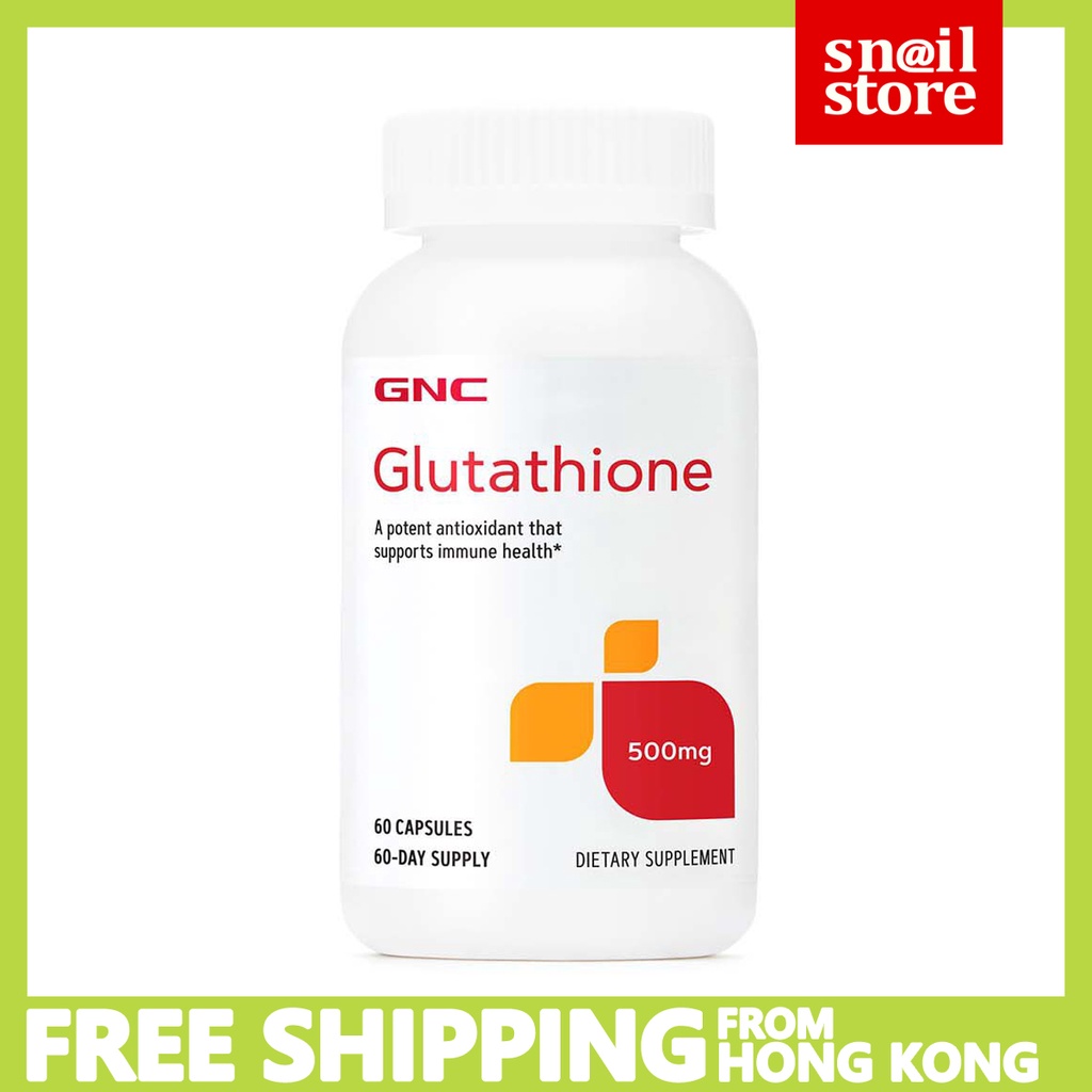 GNC Glutathione 500mg 60 capsules（EXP 2028） | Shopee Philippines