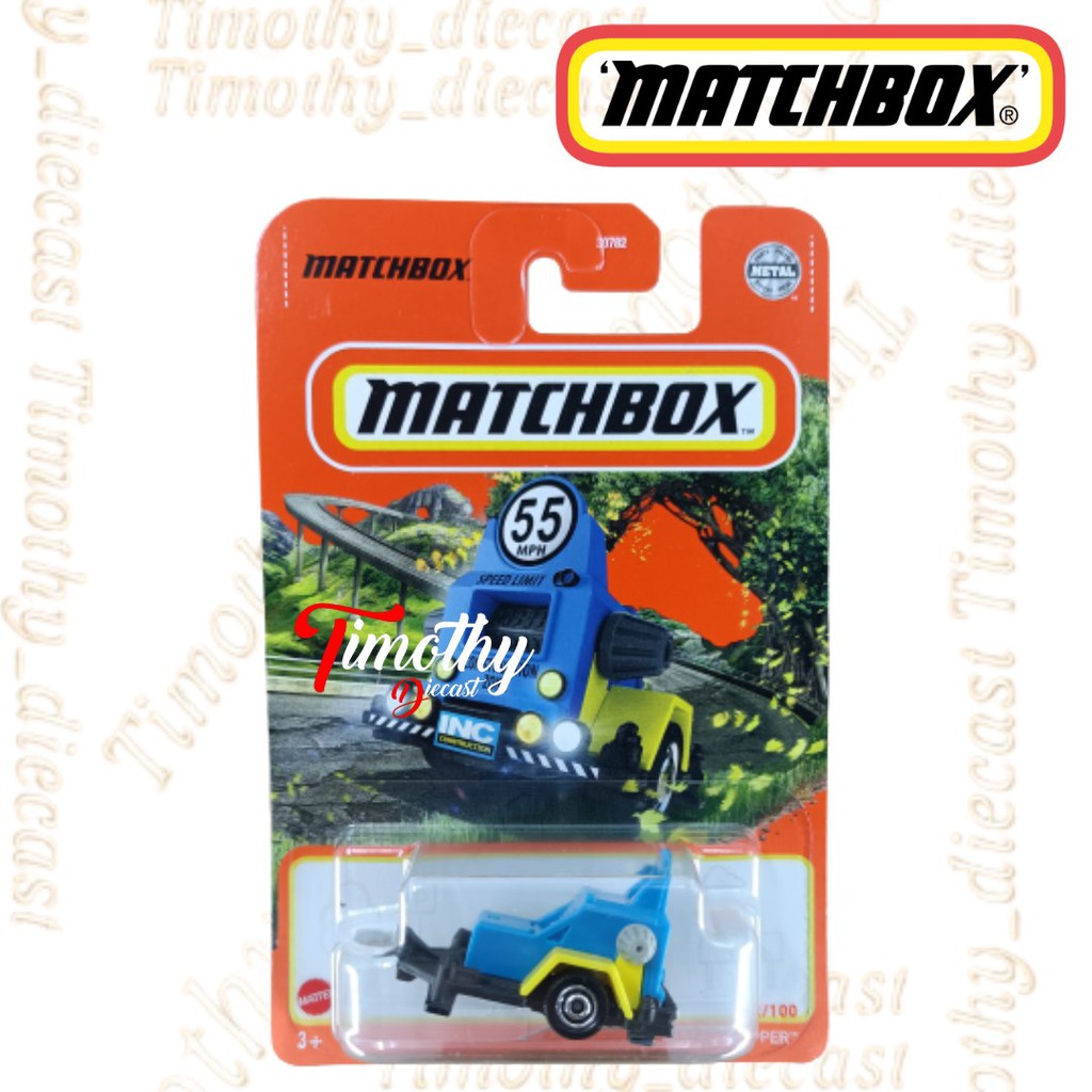 Matchbox SPEED TRAPPER Blue TIMOTHY DIECAST LOTE U 2021 | Shopee ...