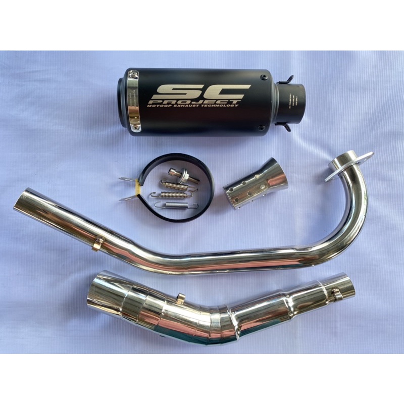Sc Project with elbow for Yamaha Sz 150 / Sz16 | Shopee Philippines