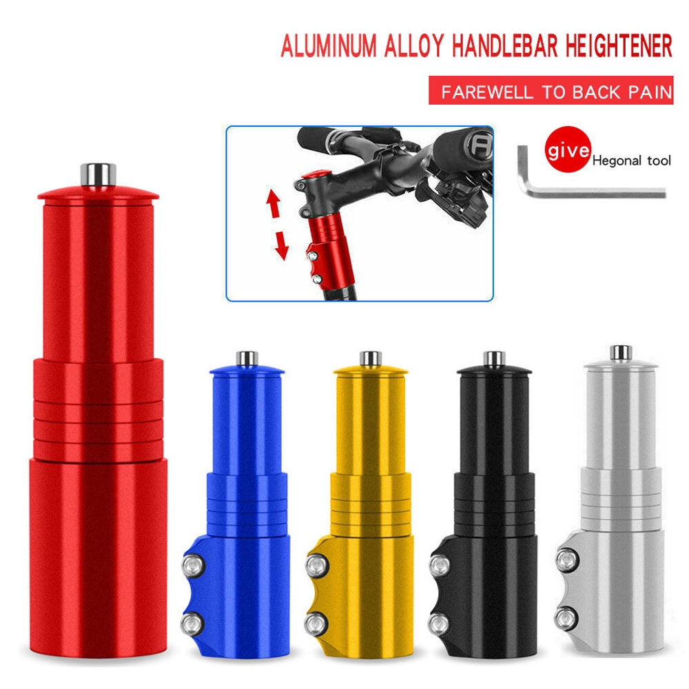 Aluminum Bicycle Handlebar Fork Stem Riser Extender Extension Cycling ...