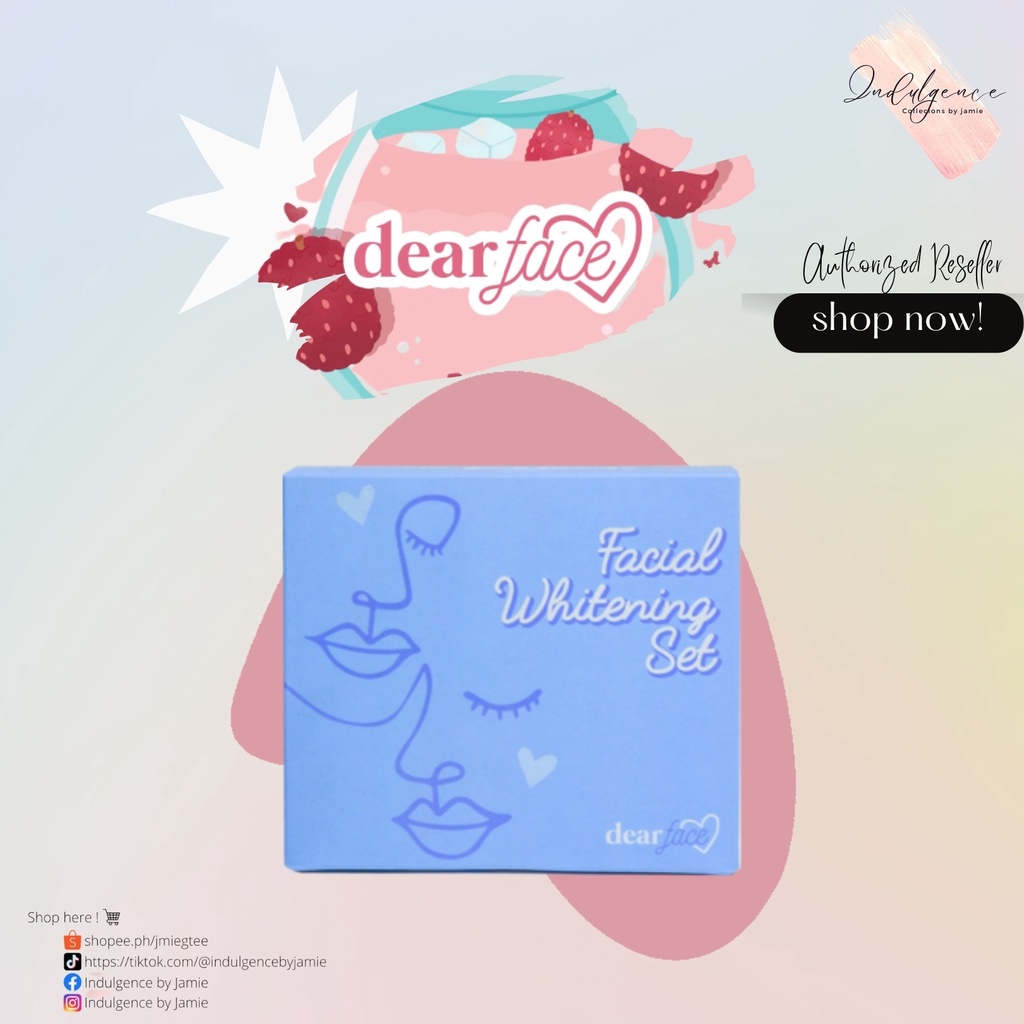 ON HAND Dear Face Facial Whitening Set (With Freebies) | Shopee Philippines
