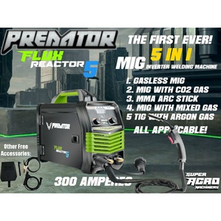 Predator 6 in 1 (5in1 before) 300A Mig Tig Arc Gas Gasless Inverter ...