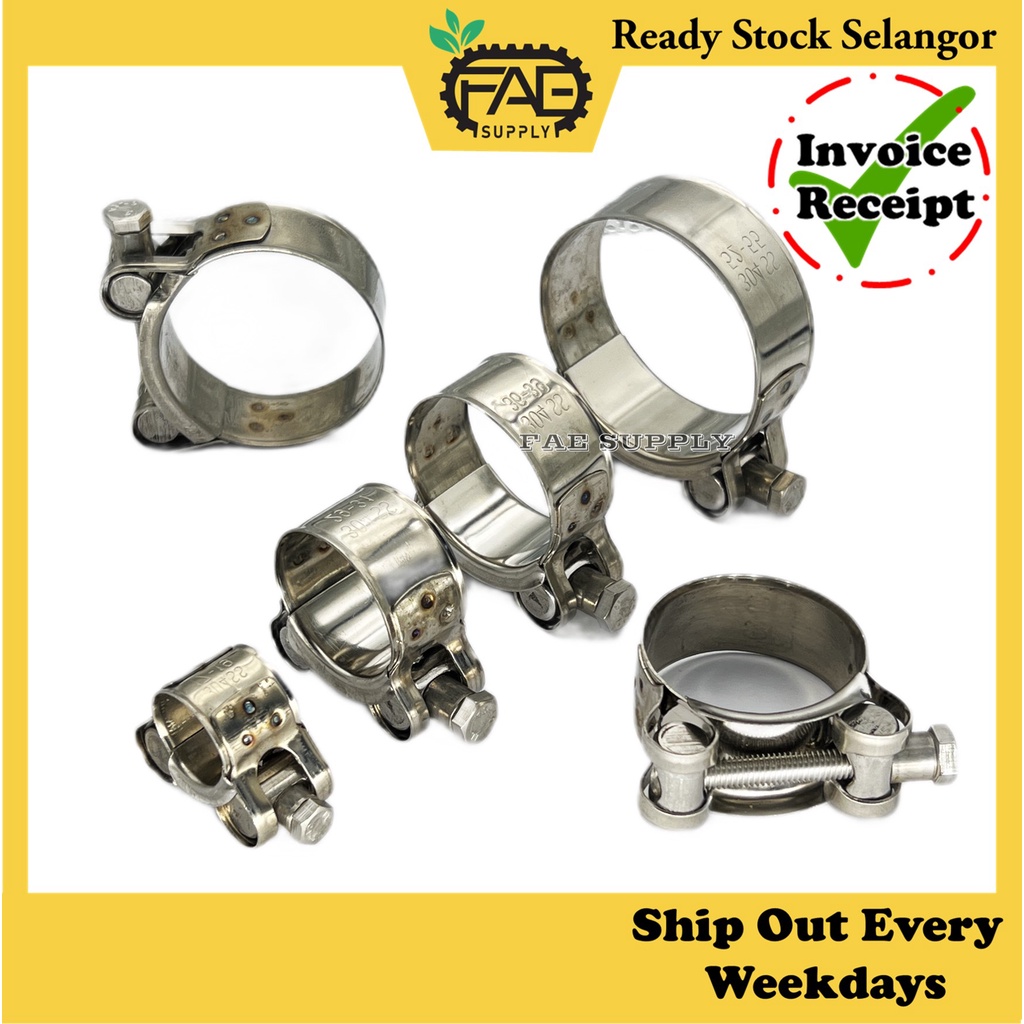 clamp clip stainless steel 304 heavy duty intercooler radiator turbo ...