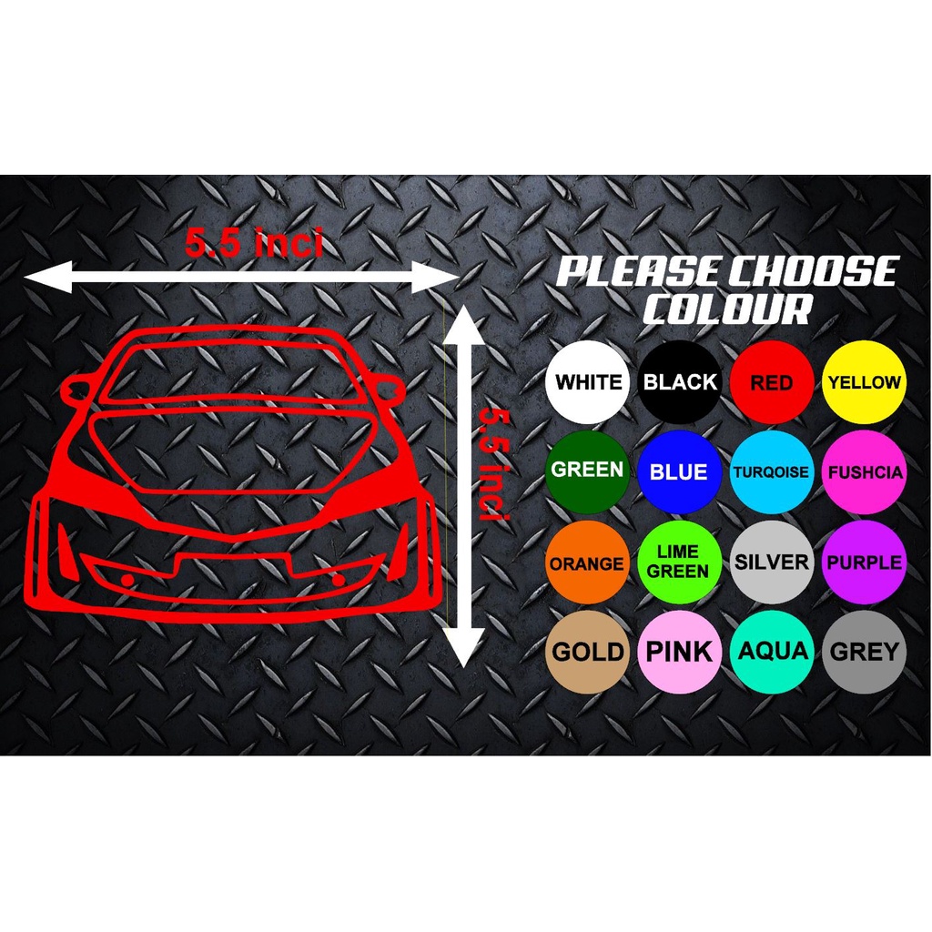 cutting sticker PROTON EXORA (1pcs) | Shopee Philippines
