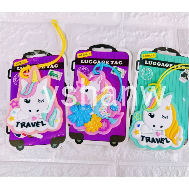 unicorn luggage tag bag tag | Shopee Philippines
