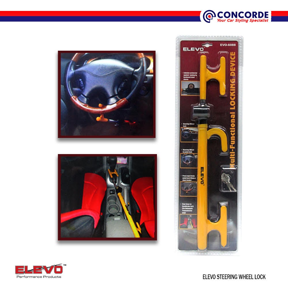 Concorde Elevo Steering Wheel Lock | Shopee Philippines