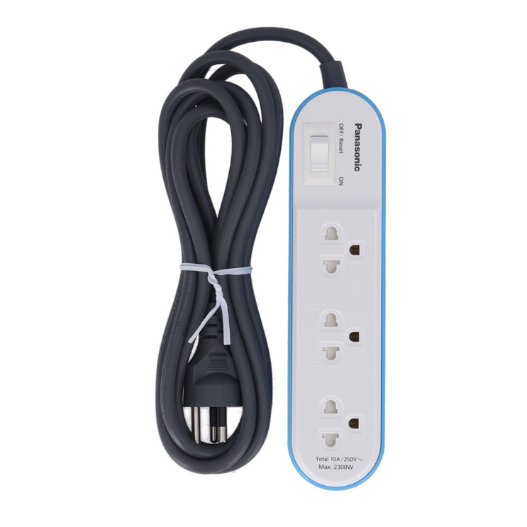 PANASONIC PLUG (Power PLUG) PERFECT FIT 3 SOCKET 1 SWITCH [WCHG-24332-D ...