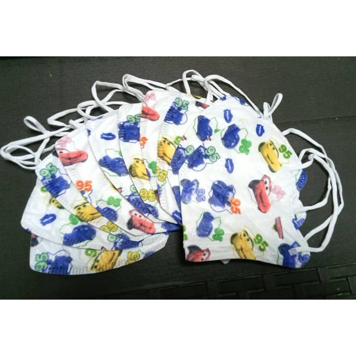 50 PCS 5D Kids PRINTED KN95 Mask 5-ply Face Mask Protection N95 CUTE ...