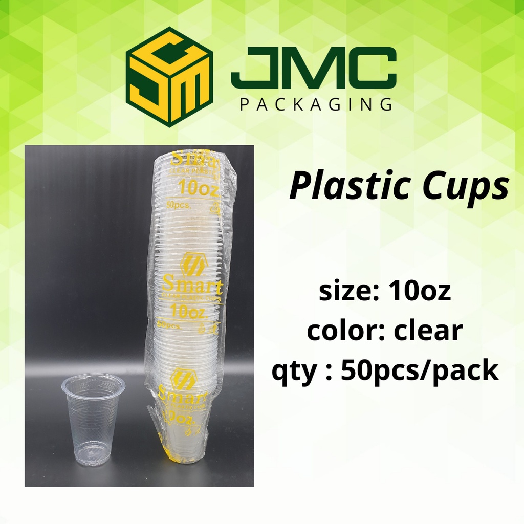 Plastic Cups / disposable plastics cup 50pcs/pack | Shopee Philippines