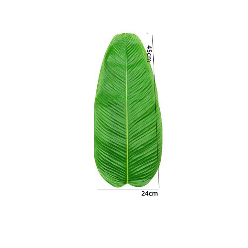 Fake banana leaf Artificial banana leaf Fake banana leaf ZOGA | Shopee ...