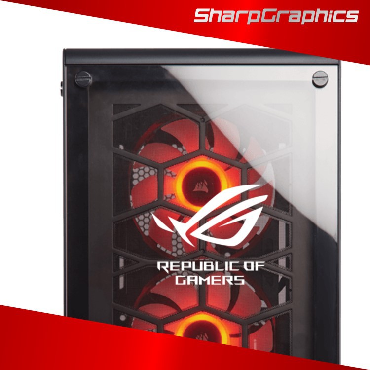 ASUS ROG CPU Casing Sticker Decal | Shopee Philippines