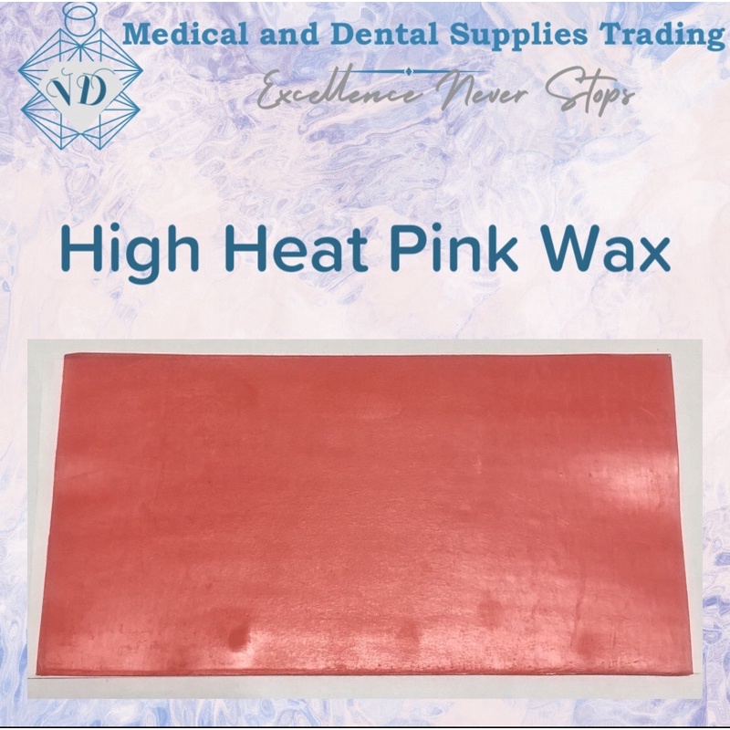 Dental High Heat Pink Wax (sold per piece) | Shopee Philippines