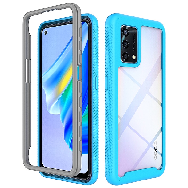 For OPPO A74 A95 A94 A54 Reno 5 6 Lite Full Body Hybrid Anti-Scratch ...