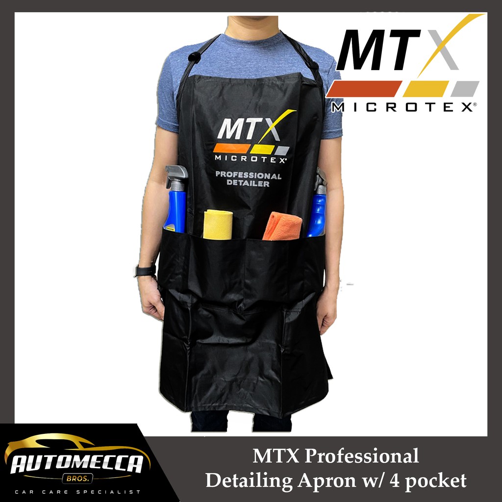 MTX Car Care Detailing Apron w/ 4 pockets | Shopee Philippines