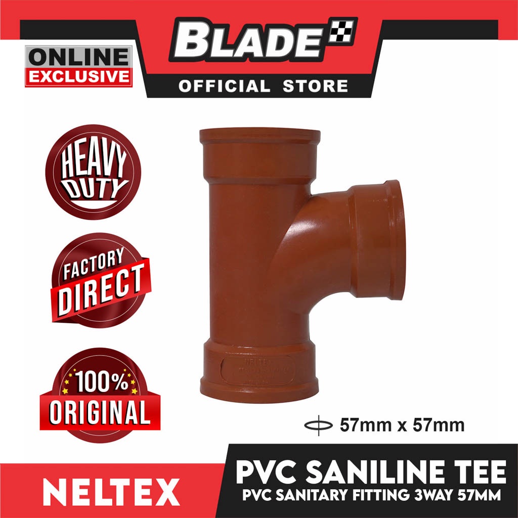 Neltex Saniline PVC Fittings Tee Reducer 57mm x 57mm | Shopee Philippines