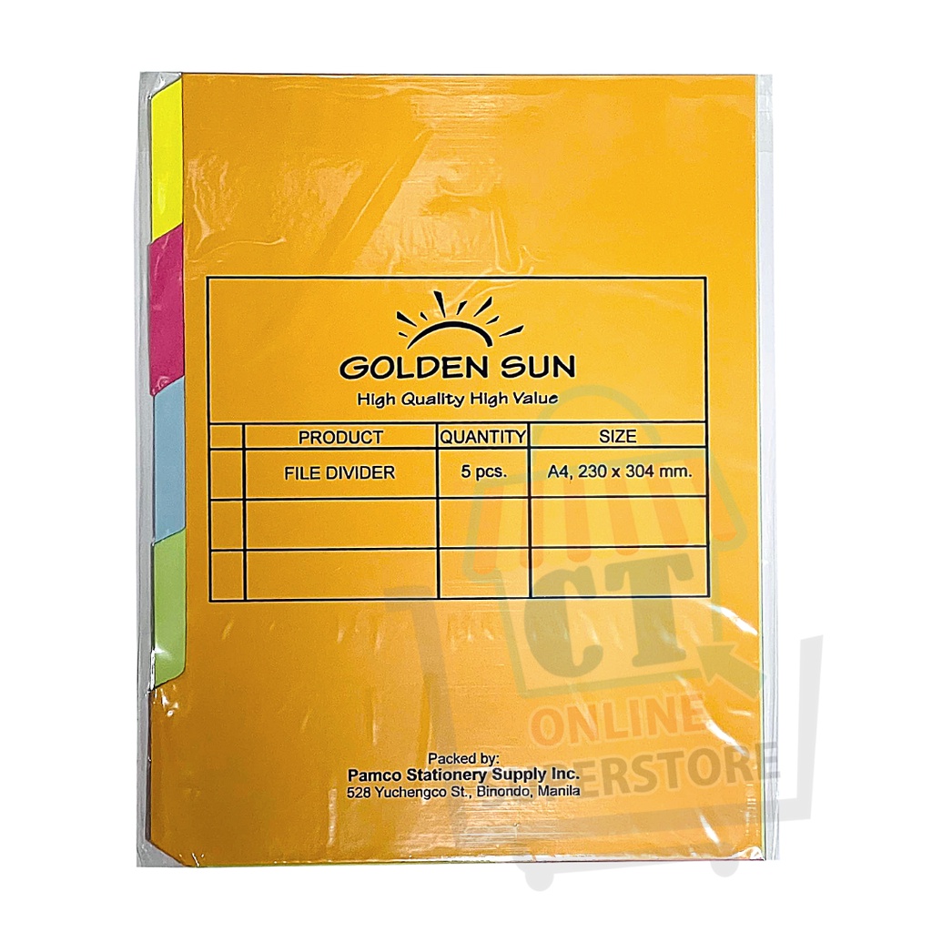 File Index Divider File Divider (for Arch File and File Folder ...