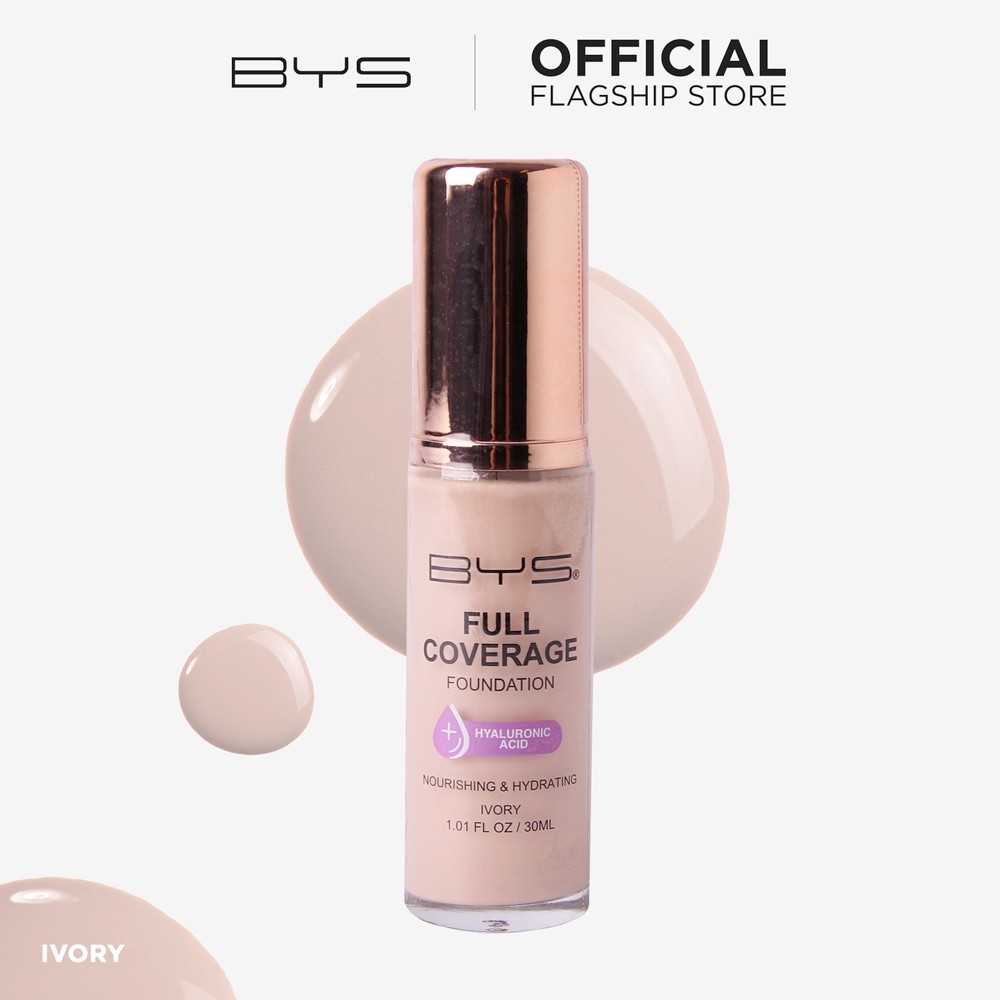 BYS Full Coverage Foundation in Ivory | Shopee Philippines