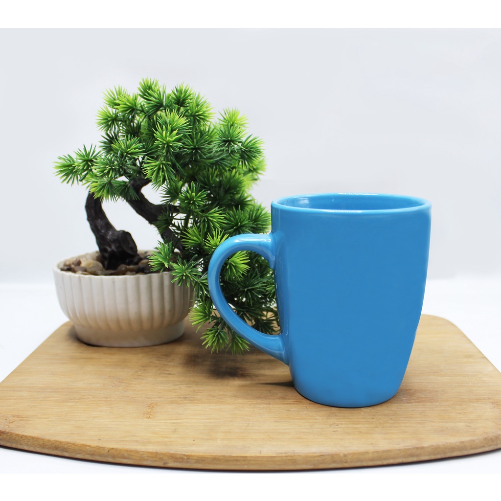 Smart Kitchen Plain Color MUG Cup Water Mugs with Handle Glass ...