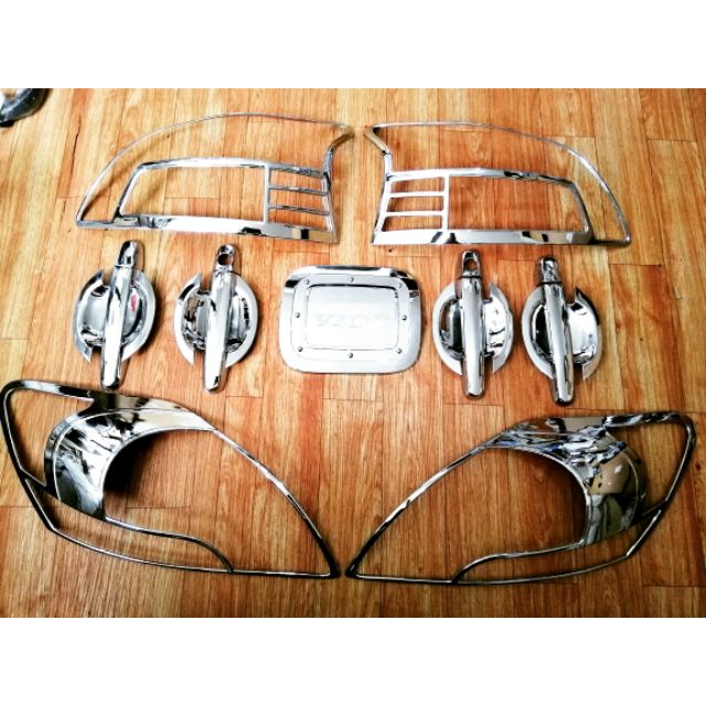 Toyota Vios 2008 2009 Gen 2 Batman Combo Chrome and Matte Black Covers ...