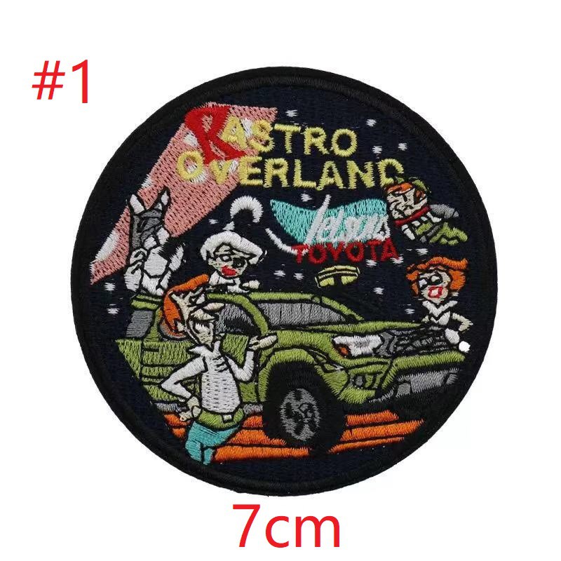 computer embroidery badge patch DIY handmade embroidered cloth patch ...