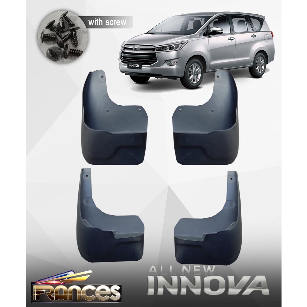 TOYOTA Innova 2016-2025 4pcs with screw Mudguard / Mud flaps / Mud ...
