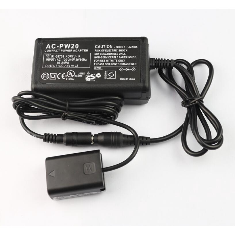 1pcs AC-PW20 Power Adapter Suit For SONY ILCE-7/6000/6300/7S/7RM2/6500 ...