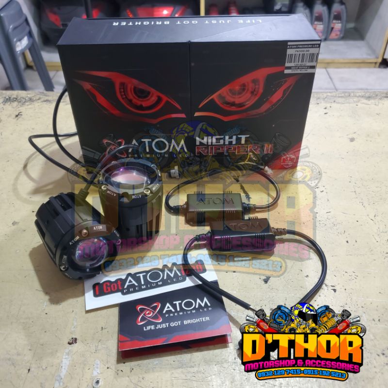 Atom Night Ripper 2.0 (white/yellow) | Shopee Philippines