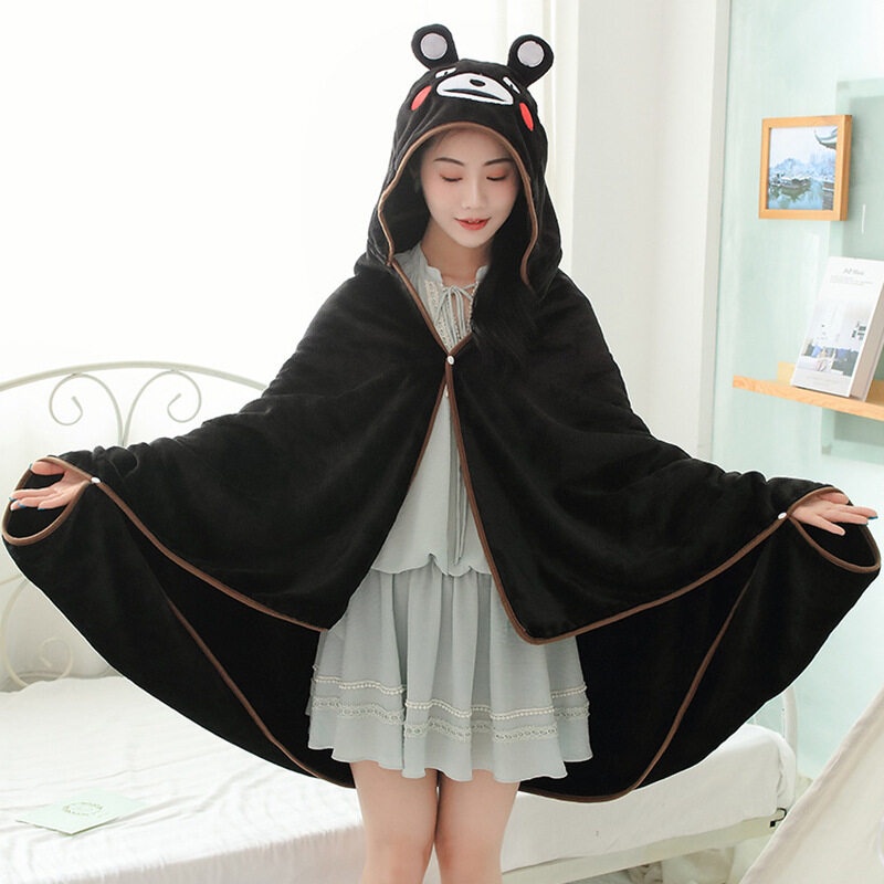 Anime Blanket Umaru-chan Cosplay Cloak Hoodies Coral Fleece Bathrobe ...