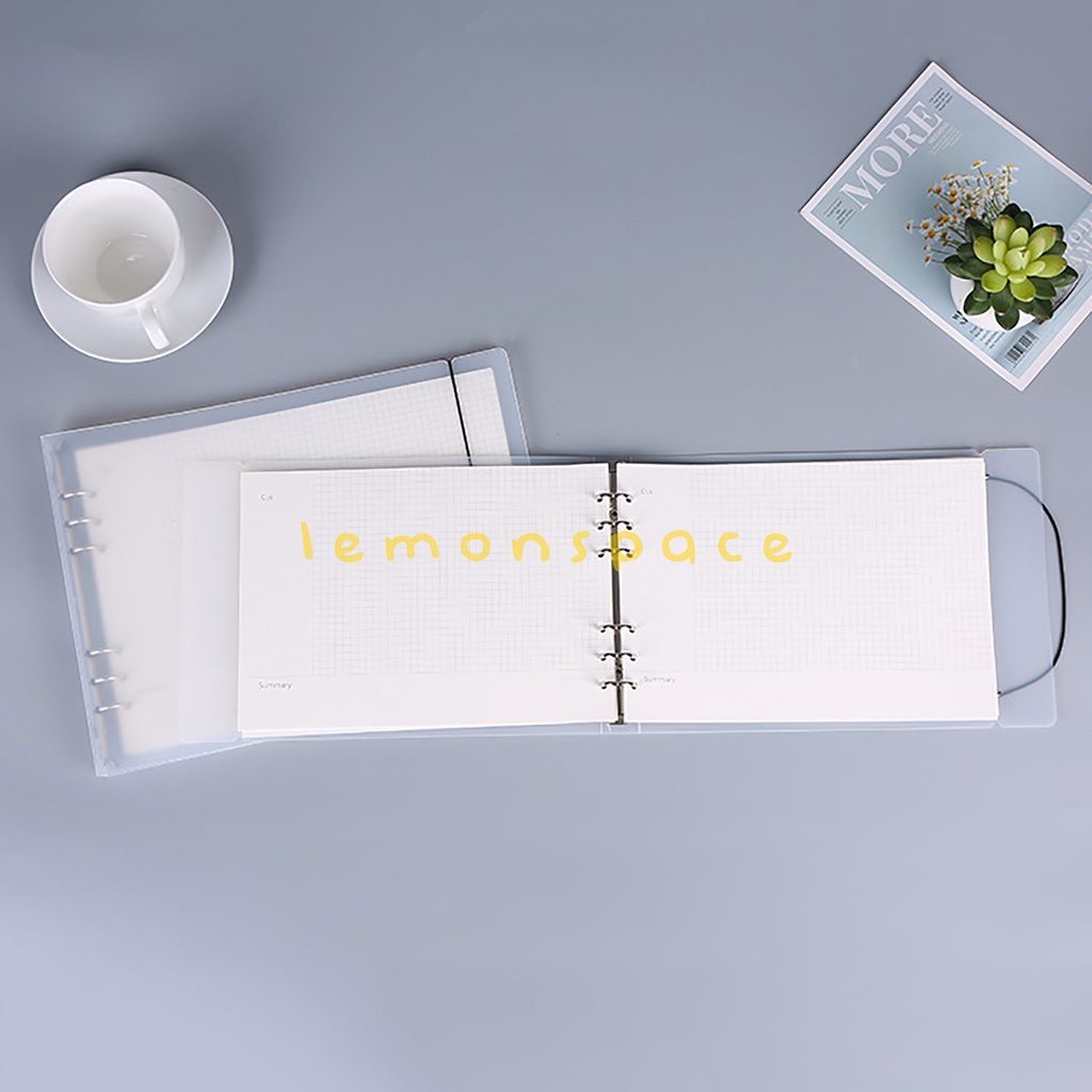 ON HAND Horizontal Binder Notebook with Metal Ring B5 A4 for Planning ...