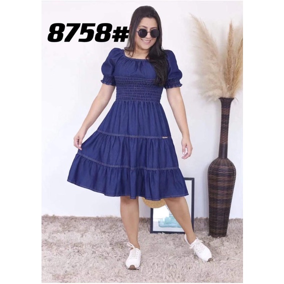 Fashion Casual Denim Dress | Shopee Philippines