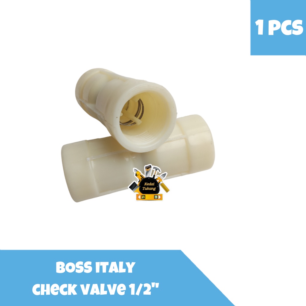 CARPENTER'S SHOP - BOSS ITALY Tusen PVC Valve 1/2" / Check Valve / Pipe ...