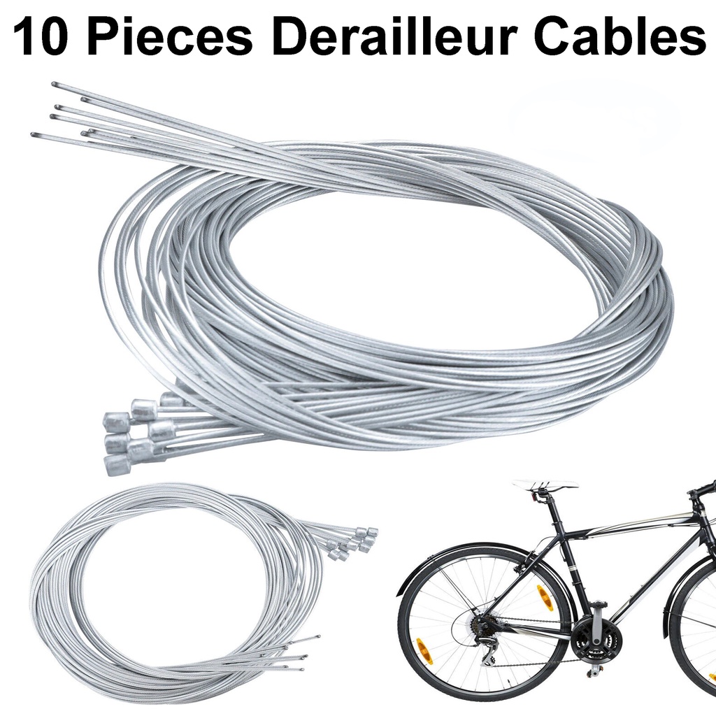 10PCS Bike Shift Cable, Bike Shift Cables, Premium Bike Shifter Cables ...
