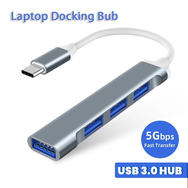 hub adaptor high splitter USB3.0 mini alloy docking station one point ...