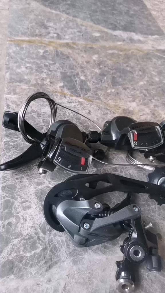 Shimano alivio rd m4000 9 speed shifter groupset mtb mountain bike ...