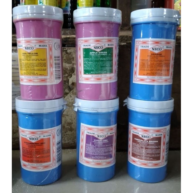 NECO FOOD COLORS Powder option of 125grams or 500grams | Shopee Philippines